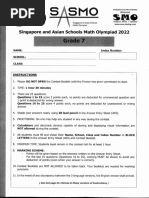 SMC 2023 Questions and Solutions | PDF | Circle | Mathematics