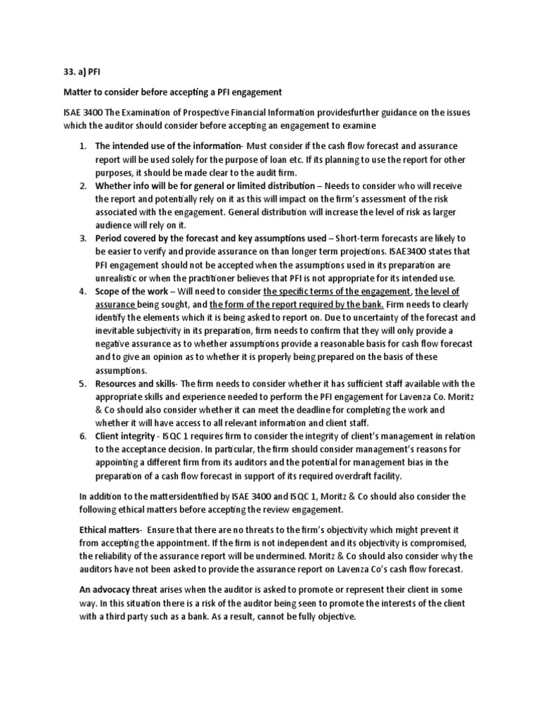 New AAA Notes | PDF | Audit | Fair Value