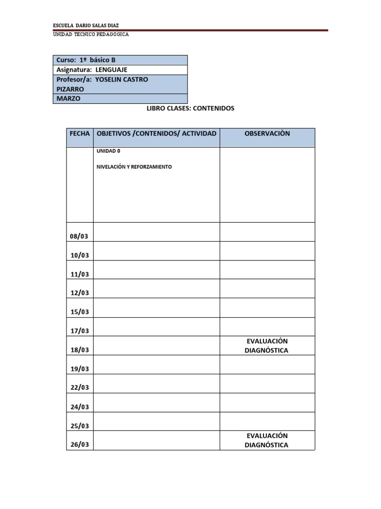 Contenidos Libros de Clase | PDF | Aprendizaje
