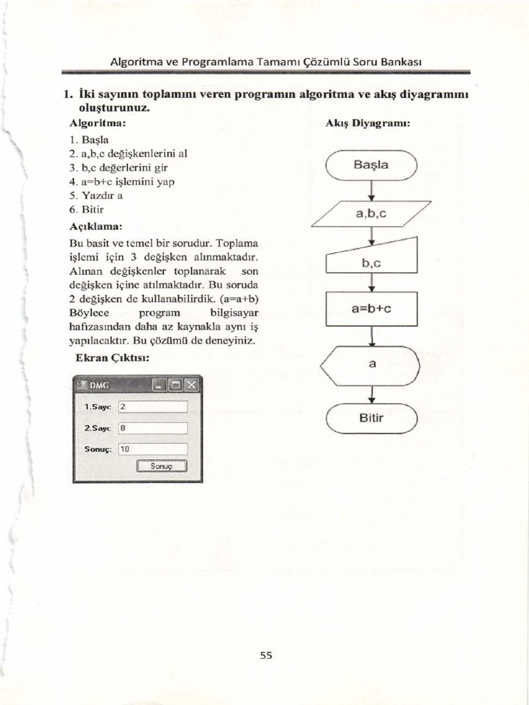 Algoritma Ve Programlama Soru Bankası | PDF