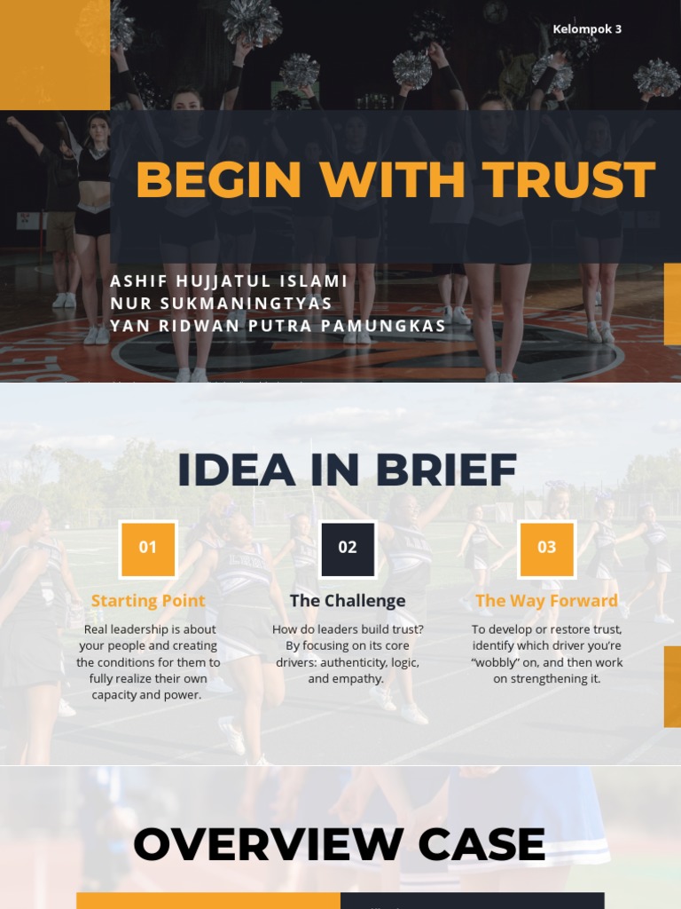 Begin With Trust | PDF | Leadership | Psychology