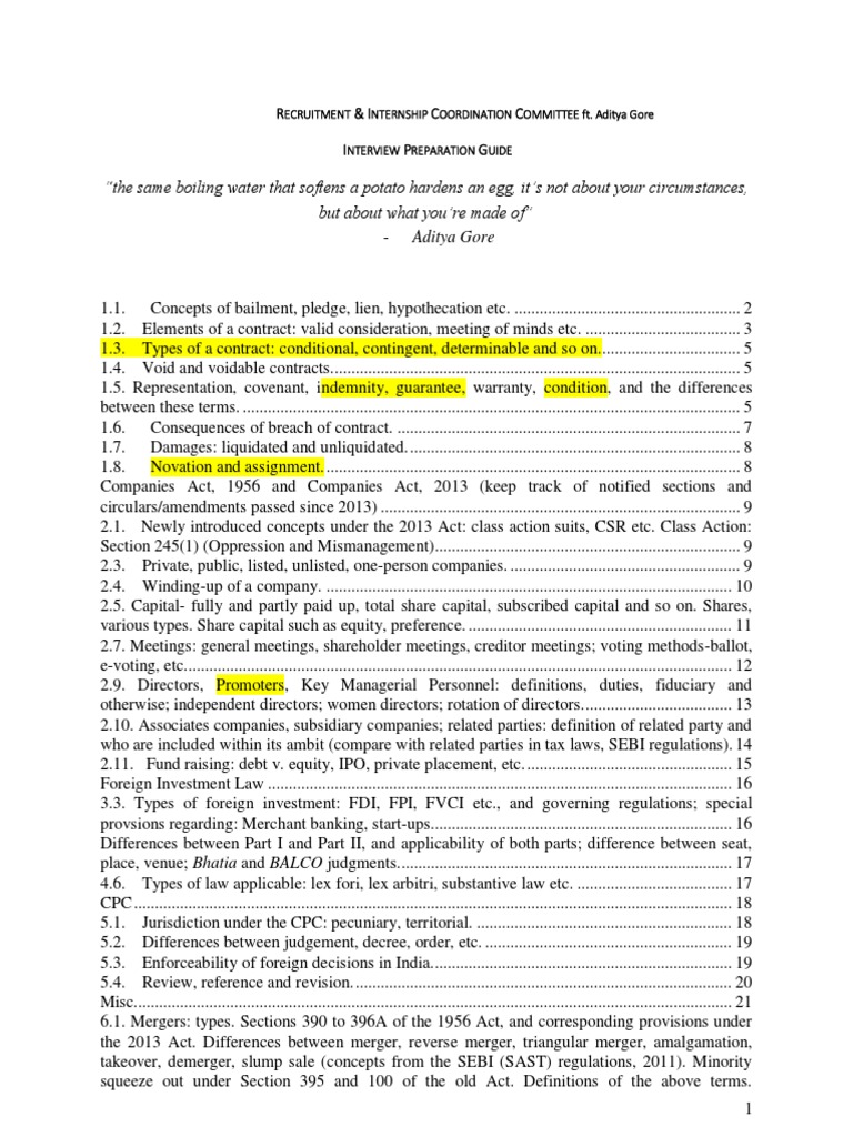 RICC - Interview Preparation Guide | PDF RICC - Interview Preparation Guide | PDF