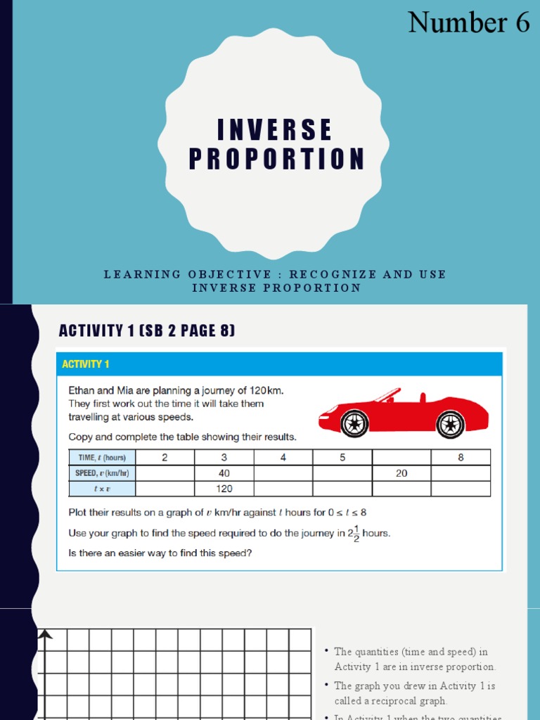 Inverse Proportion-1 | PDF | Decibel | Algebra