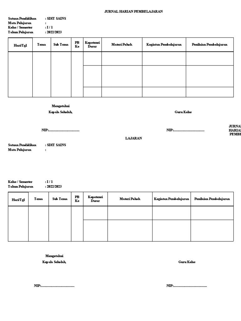 Jurnal Harian Pdf 