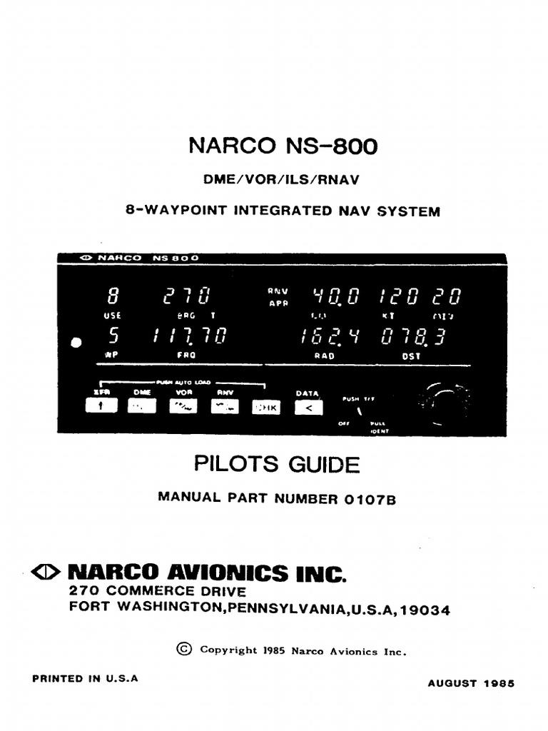 NS800 User Manual | PDF