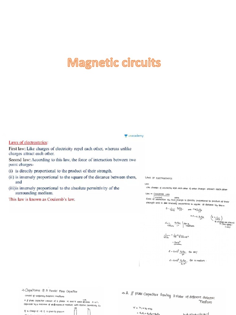 Magnetic Circuits | PDF