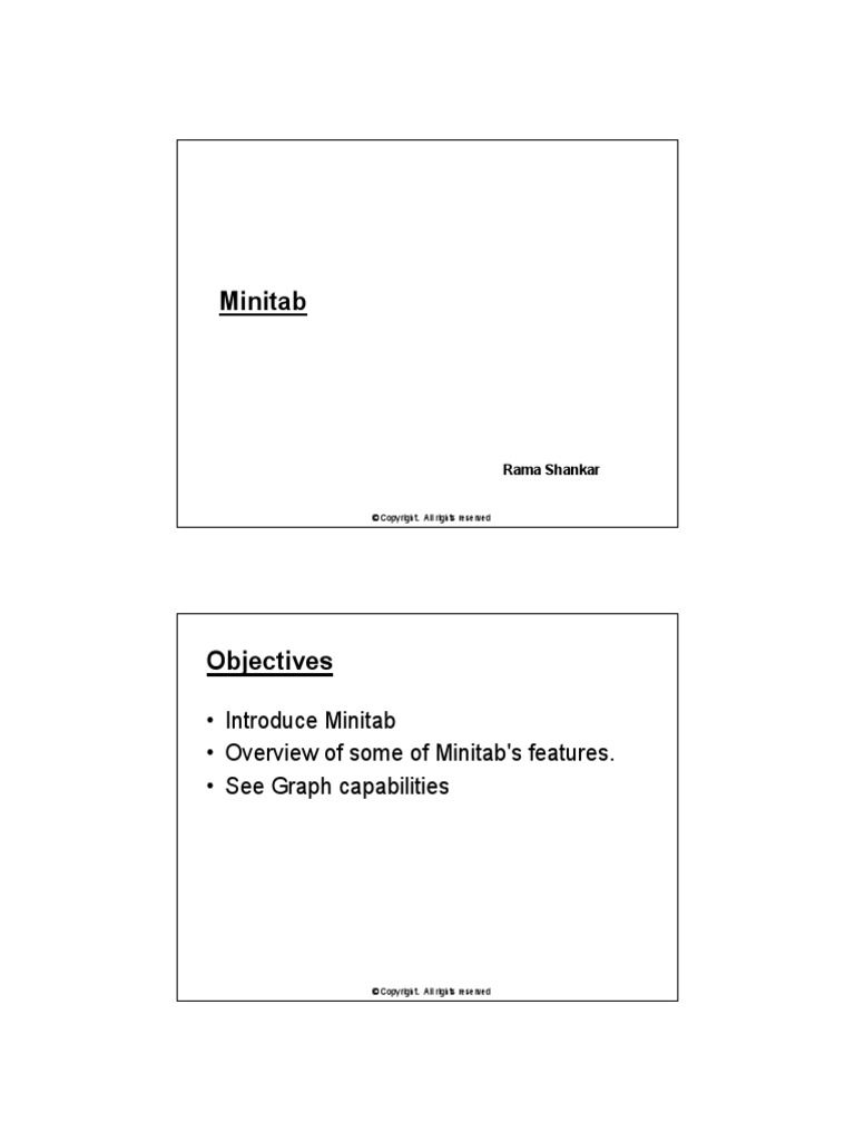 Minitab | PDF | Scatter Plot | Categorical Variable Minitab | PDF | Scatter Plot | Categorical Variable