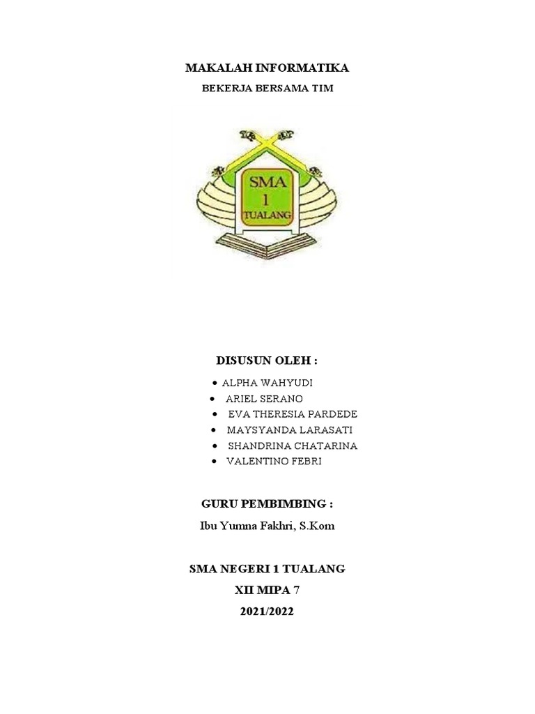 Makalah Informatika | PDF