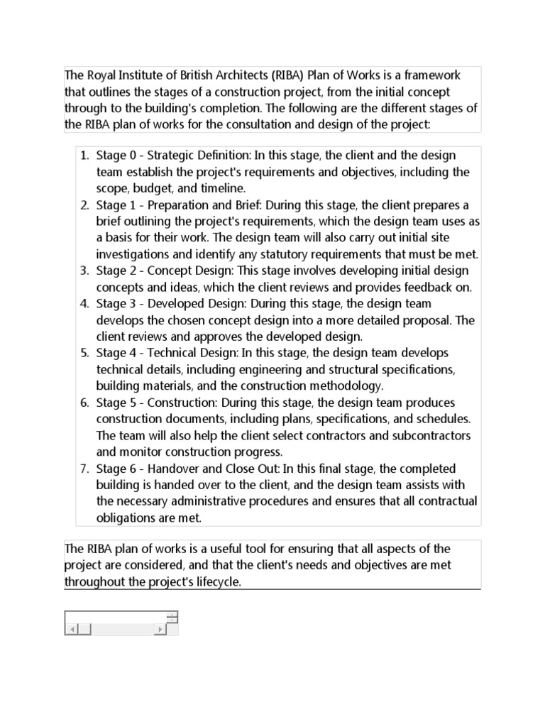 RIBA Plan: Design & Cost Strategies | PDF | Building Information ...