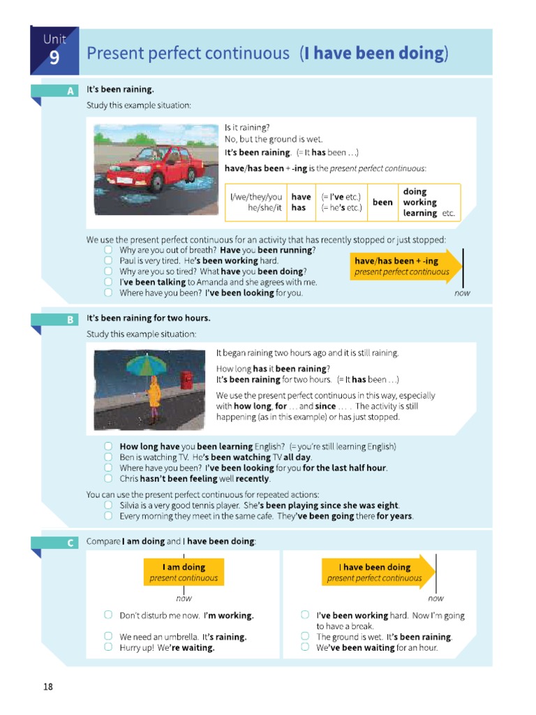 2-Egiu-Pre Perfect & Pre Perfect Cont | PDF