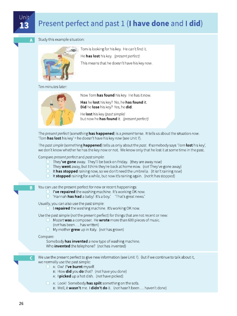 1-Egiu-Pre Perfect & Sim Past | PDF