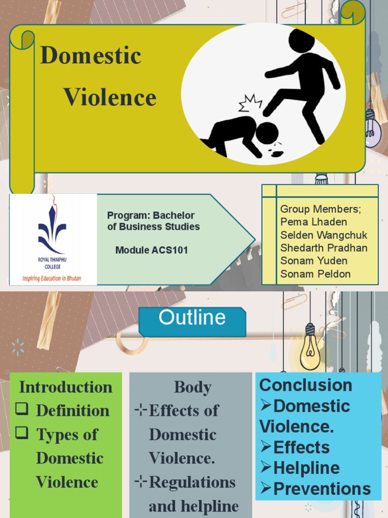 Acs 101 PPT | PDF | Violence | Domestic Violence