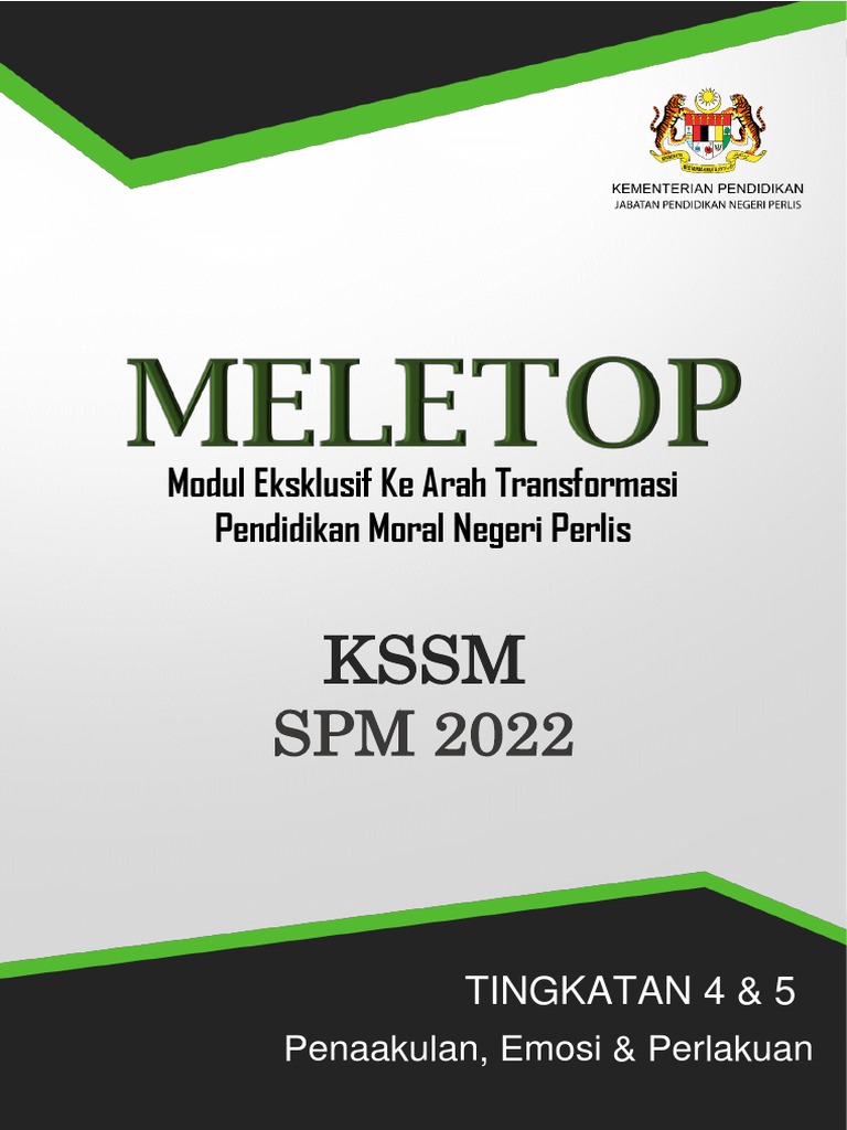 Modul Pendidikan Moral SPM 2022 | PDF