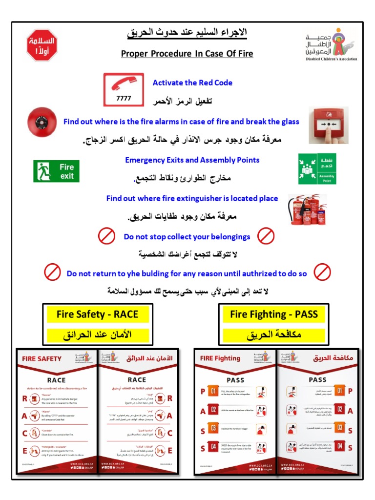 بوستر الأمن و السلامة الكود الأحمر | PDF