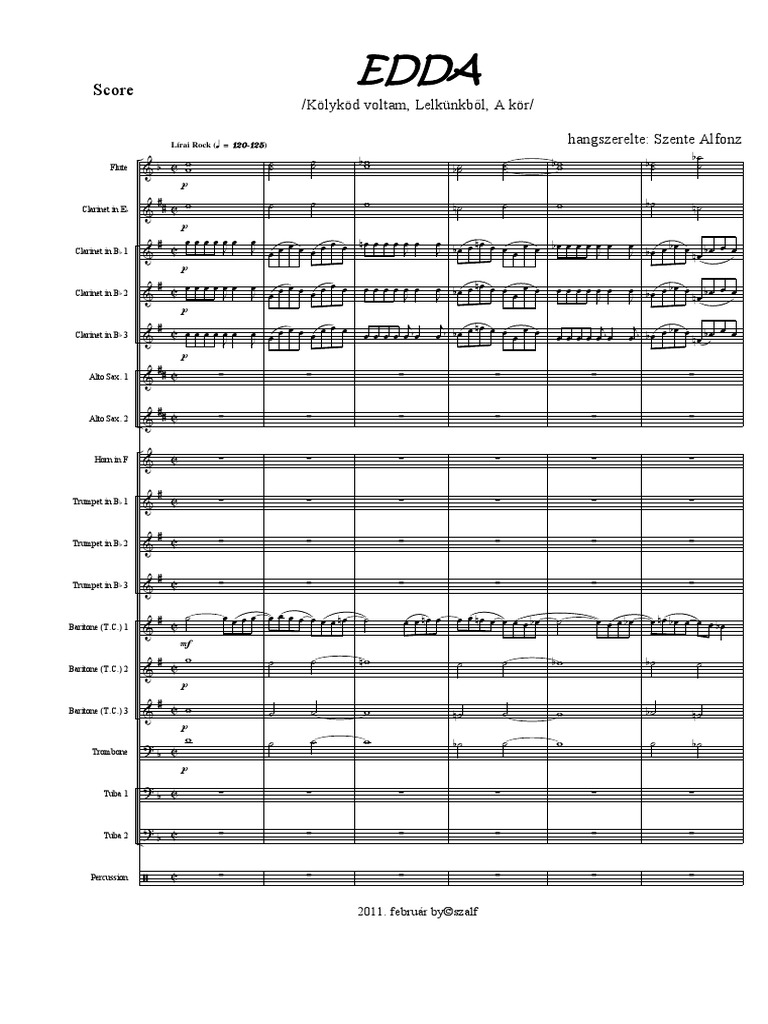 Edda - Score Parts | PDF