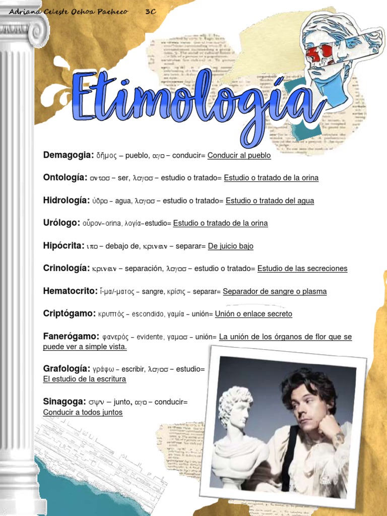 -Ejercicios Etimología- | PDF