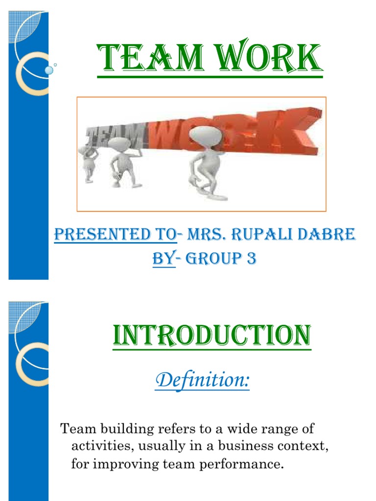 Team Work | PDF | Business