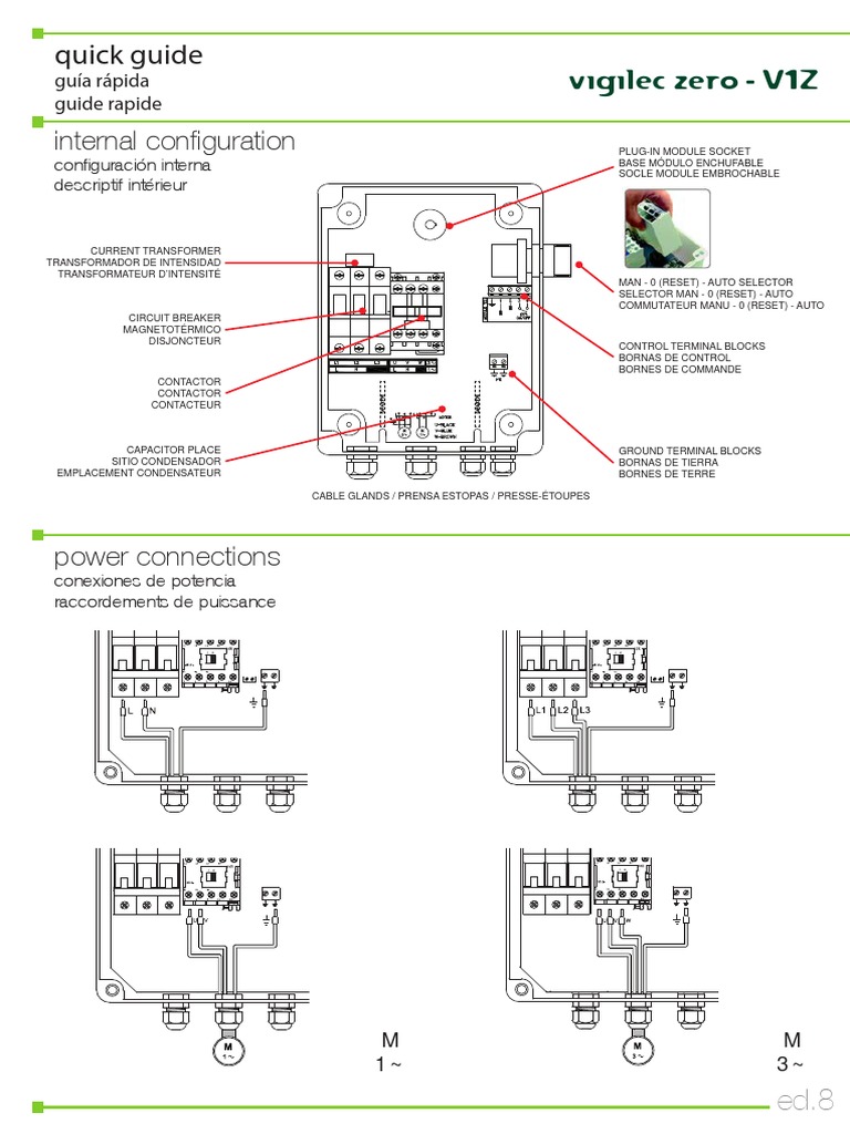 Ficha Tecnica Equipo de Control Vigilec-Zero | PDF