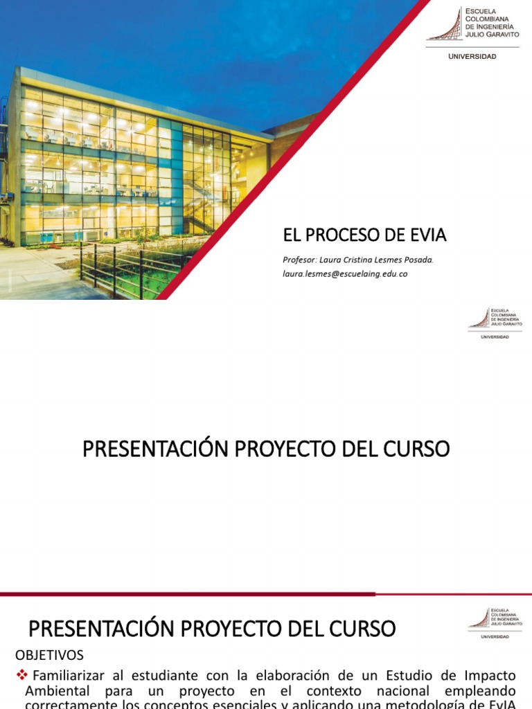 Análisis del proceso de Evaluación de Impacto Ambiental (EIA) para un proyecto universitario ...