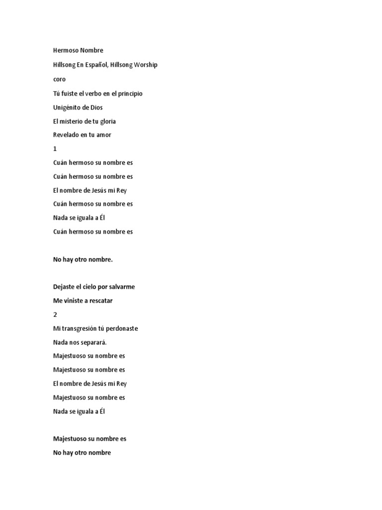Hermoso Nombre Letra | PDF