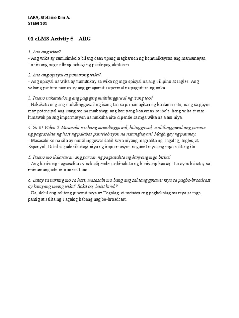 01 eLMS Activity 5 KOMPAN | PDF