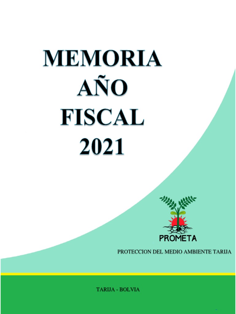 Memoria Anual de PROMETA 2021 | PDF | Bolivia | Organización no ...