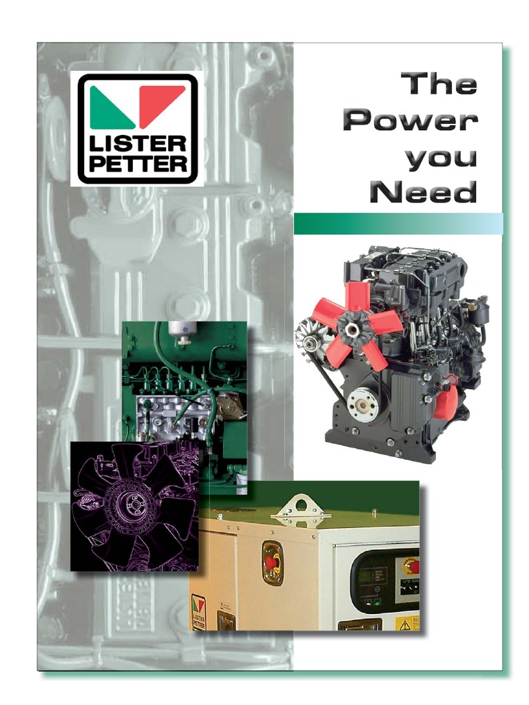 Lister Petter Profile | PDF | Propulsion | Machines