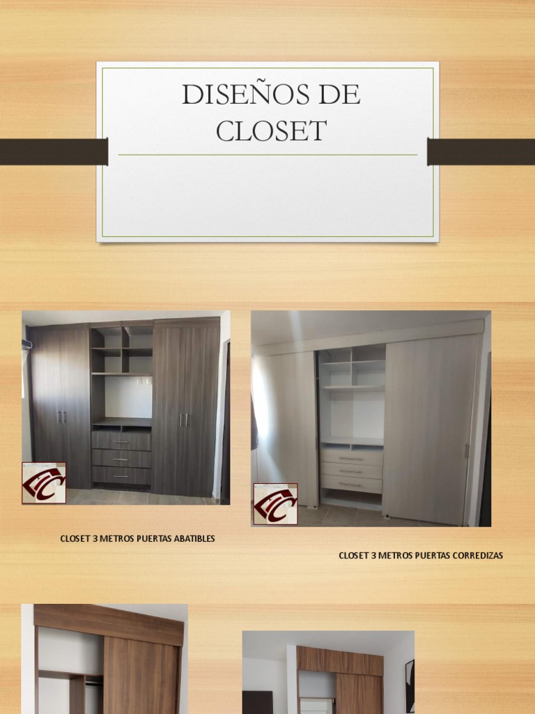 Opciones de Closets y Vestidores | PDF