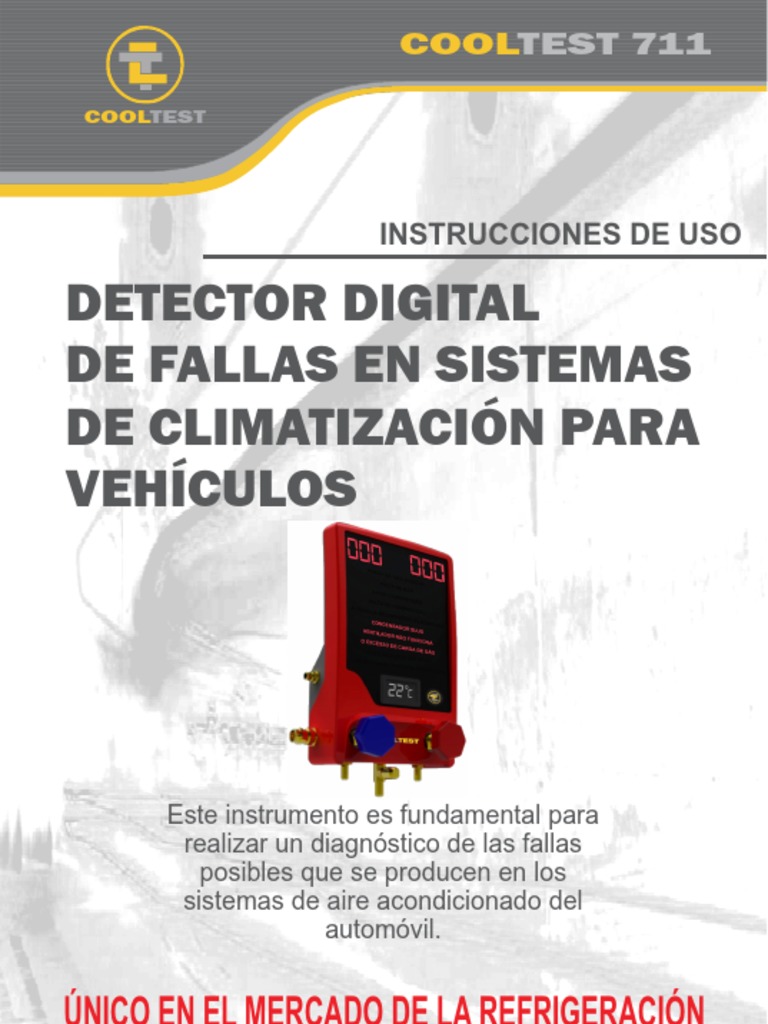 Guía de uso completa para el detector digital de fallas en sistemas de climatización para ...