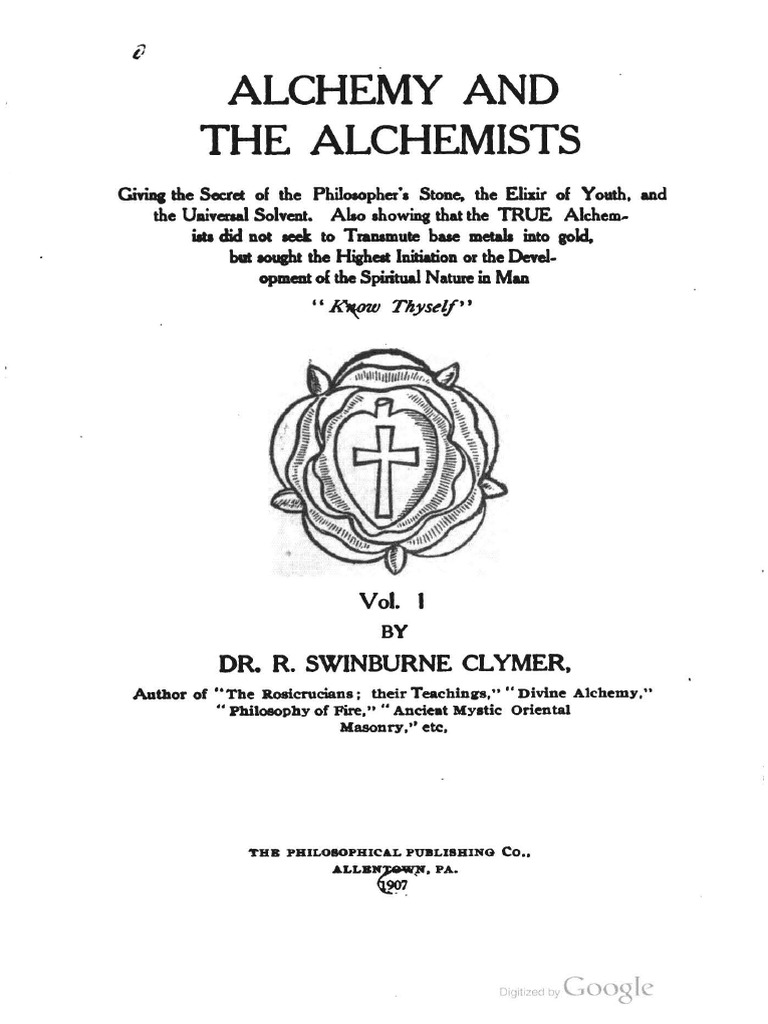 Alchemy: Alchemy and The Alchemists | PDF