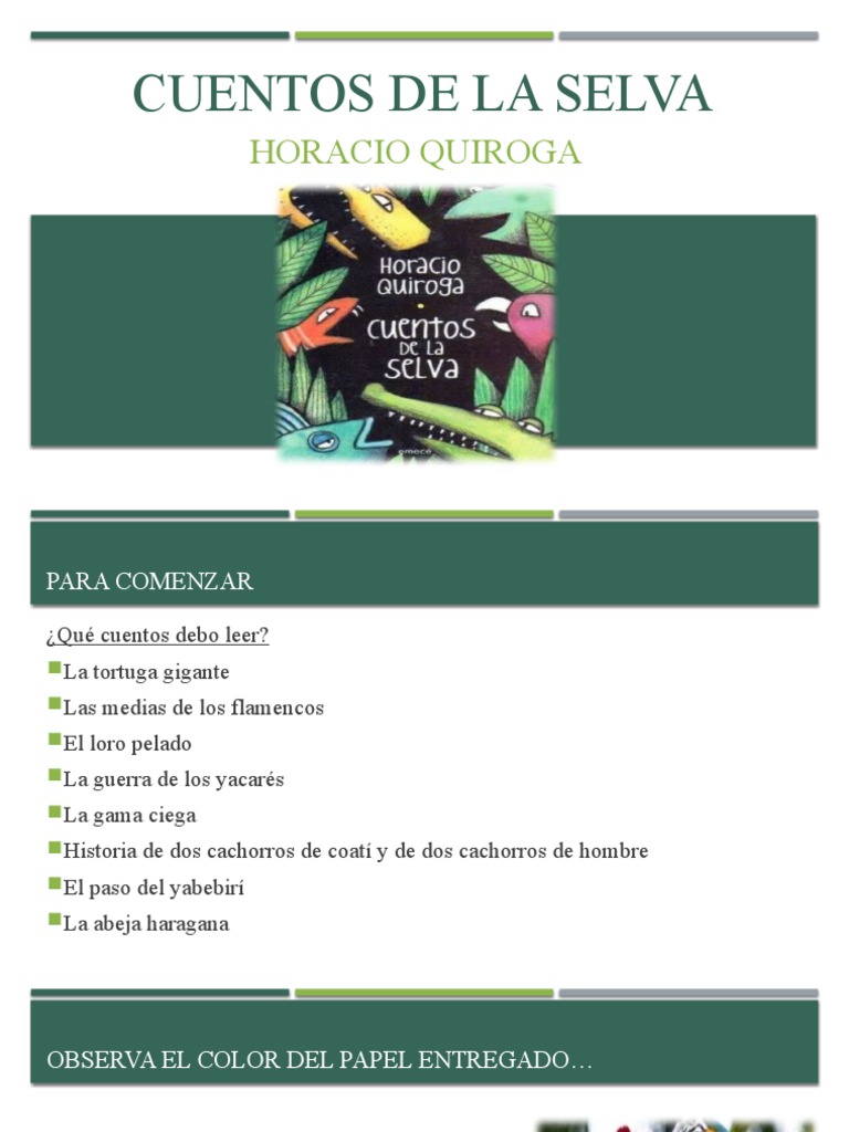 Cuentos De La Selva Pdf