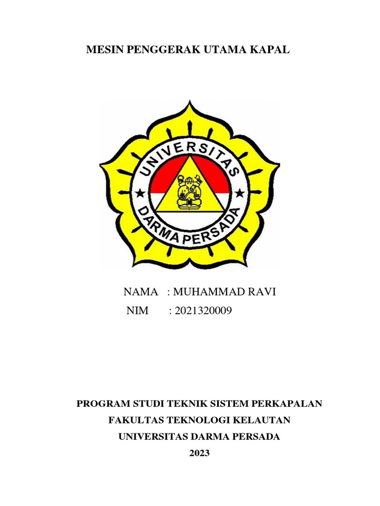 Makalah Mesin Penggerak Utama | PDF
