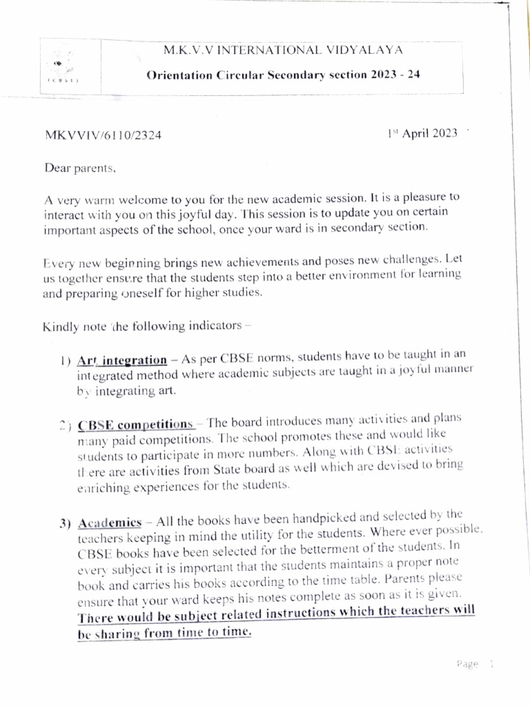 Orientation 2023-24 | PDF