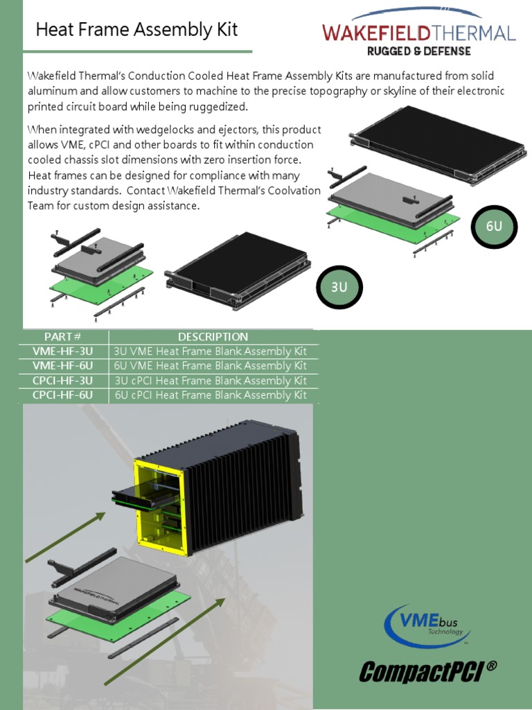 Heat Frame Assembly Kit | PDF | Printed Circuit Board | Electricity