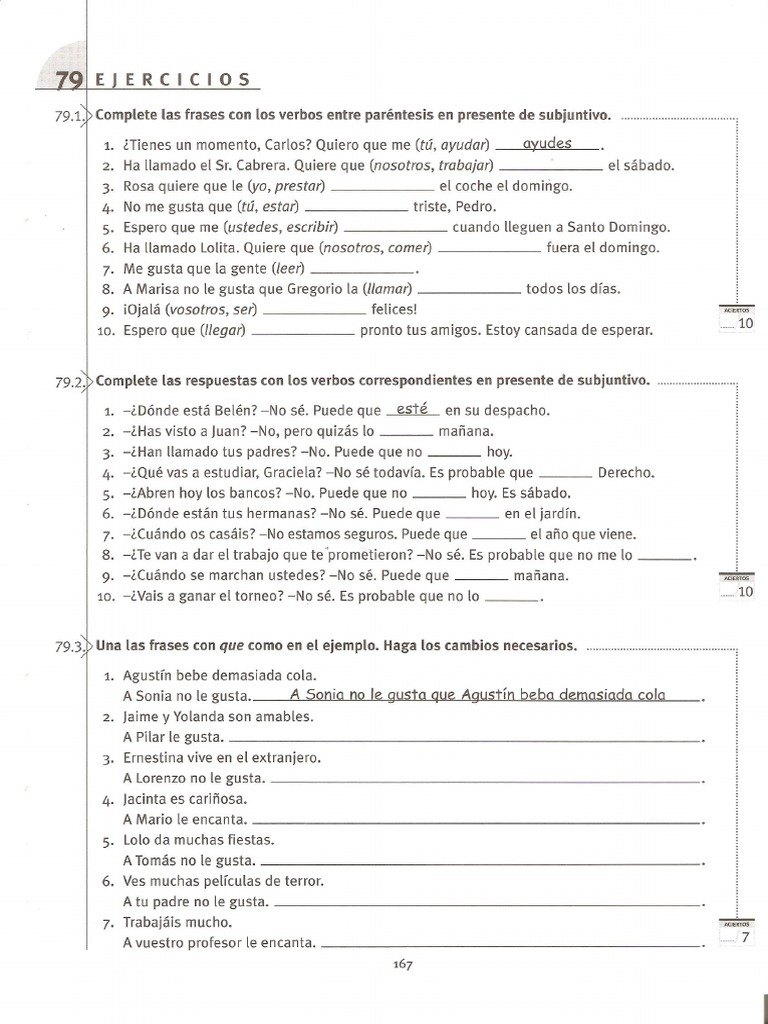 Practica mas Espanol | PDF