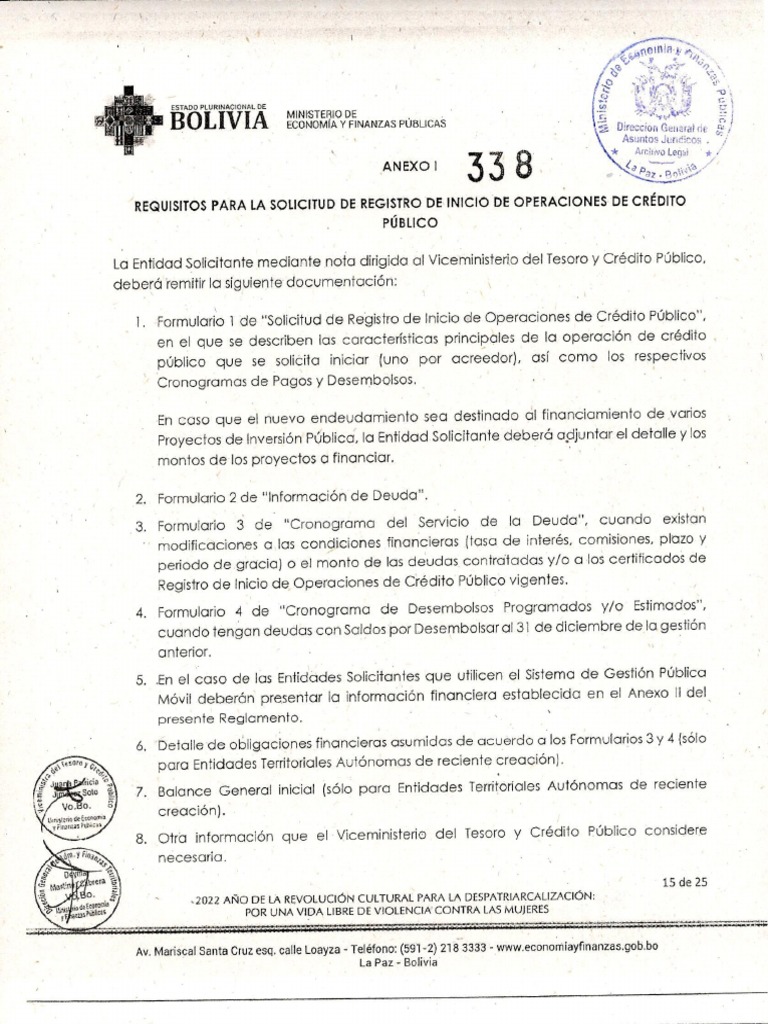 RM 338 - Anexo I | PDF