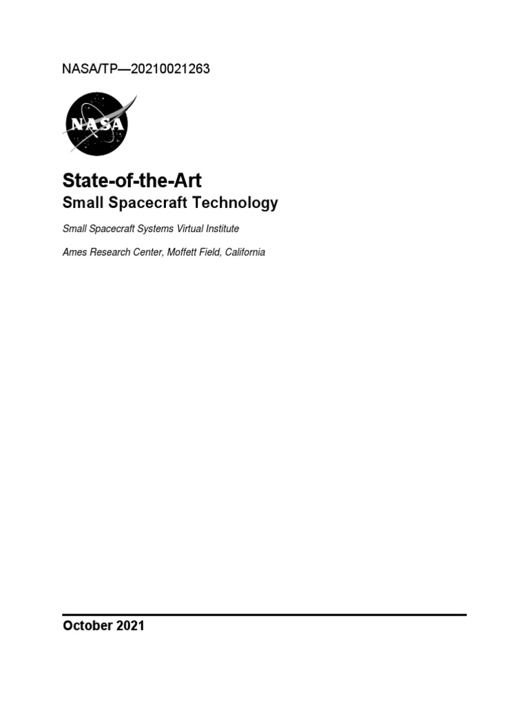 State-of-the-Art of Small Spacecraft Technology - Soa - 2021 | PDF ...