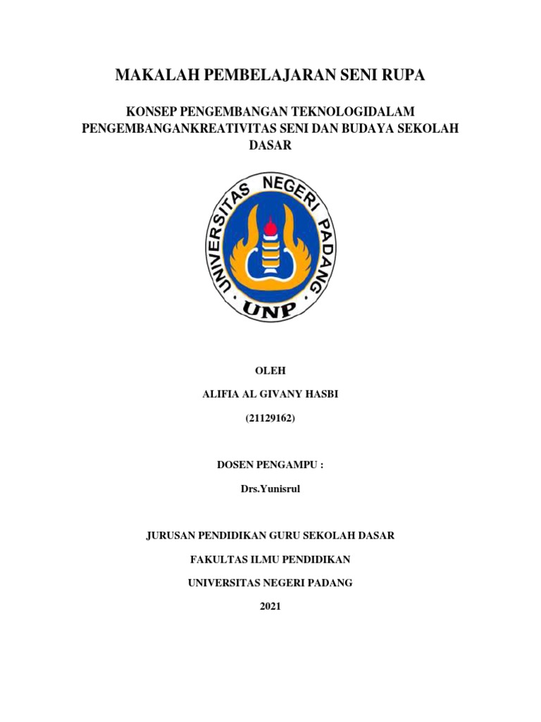 Makalah Pembelajaran Seni Rupa 3 | PDF