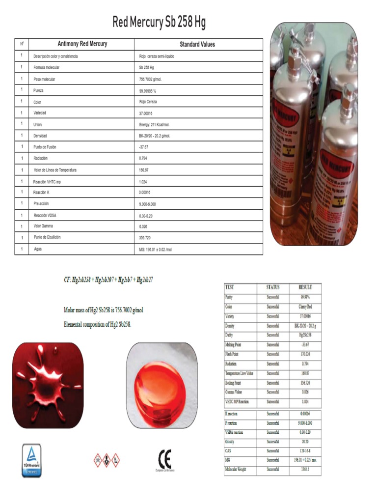 Red Mercury Técnico 20-20 HG 258-1 | PDF