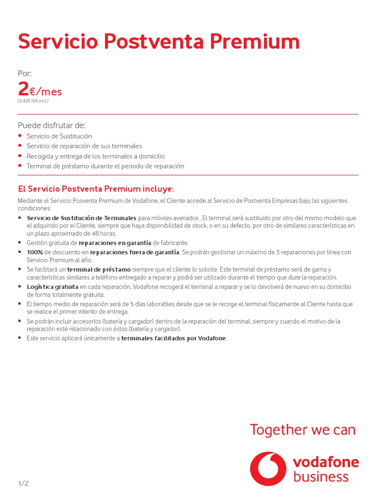 Postventa Premium POCPR | PDF | Tableta | Tecnología de información y comunicaciones
