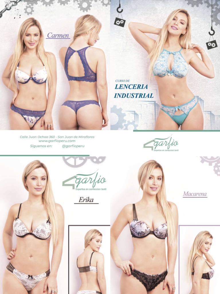 Catálogo Confección de Lencería | PDF