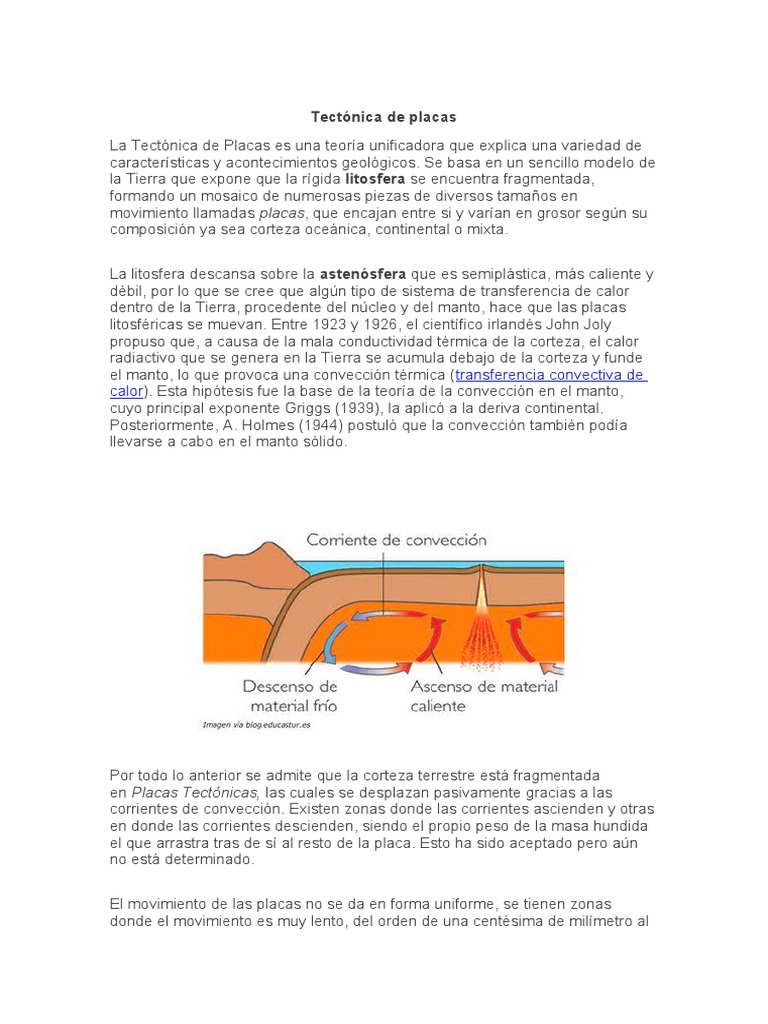 Tectónica de Placas | PDF | Placas tectónicas | Tierra