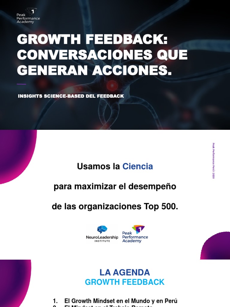 Insights Del Growth Feedback T5 | PDF | Realimentación | Aprendizaje