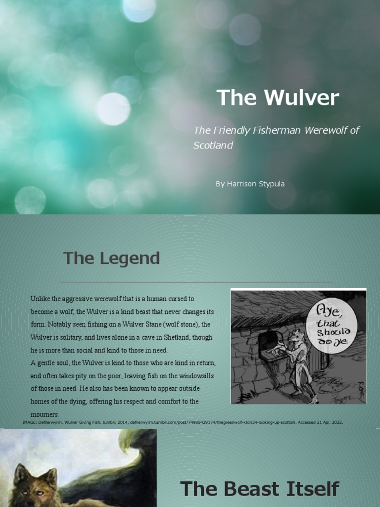 The Wulver Revised Draft | PDF | Werewolves | Legendary Creatures