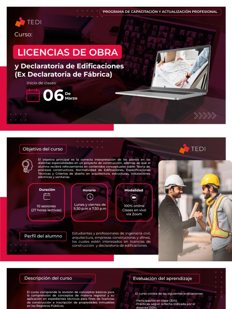 Licencias de Obra: y Declaratoria de Edificaciones (Ex Declaratoria de Fábrica) | PDF | Condominio