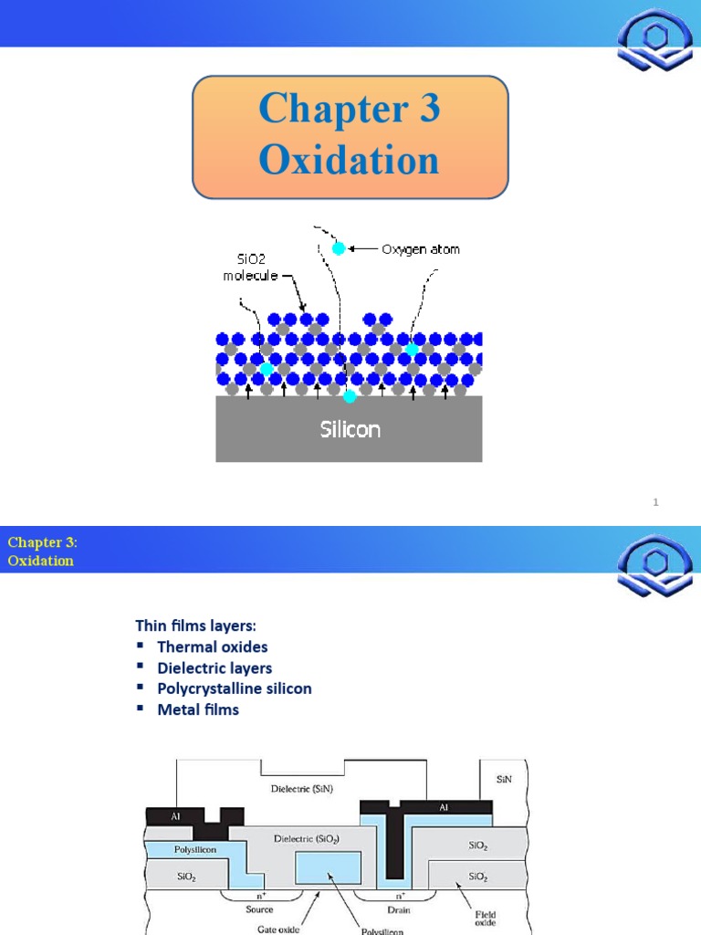 Chapter 3 Oxidation | PDF | Silicon Dioxide | Polarization (Waves)