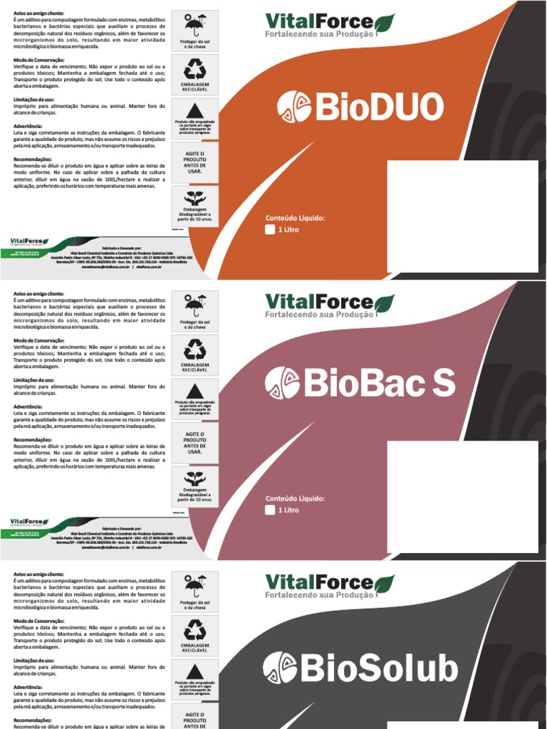 Bio Duo - Bio Bac - Bio Solub | PDF | Desperdício | Bactérias