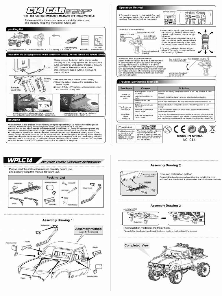 Manual c24 WPL | PDF