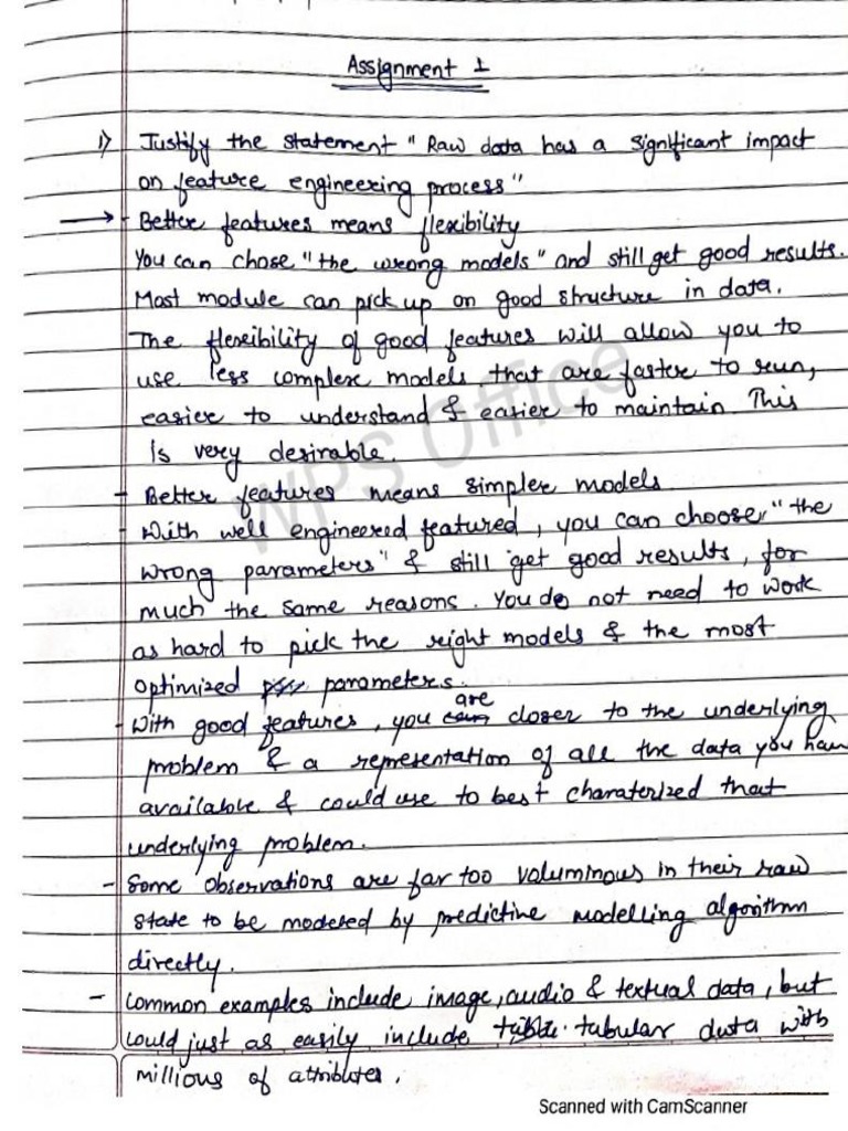 Assignment 1 ML | PDF Assignment 1 ML | PDF