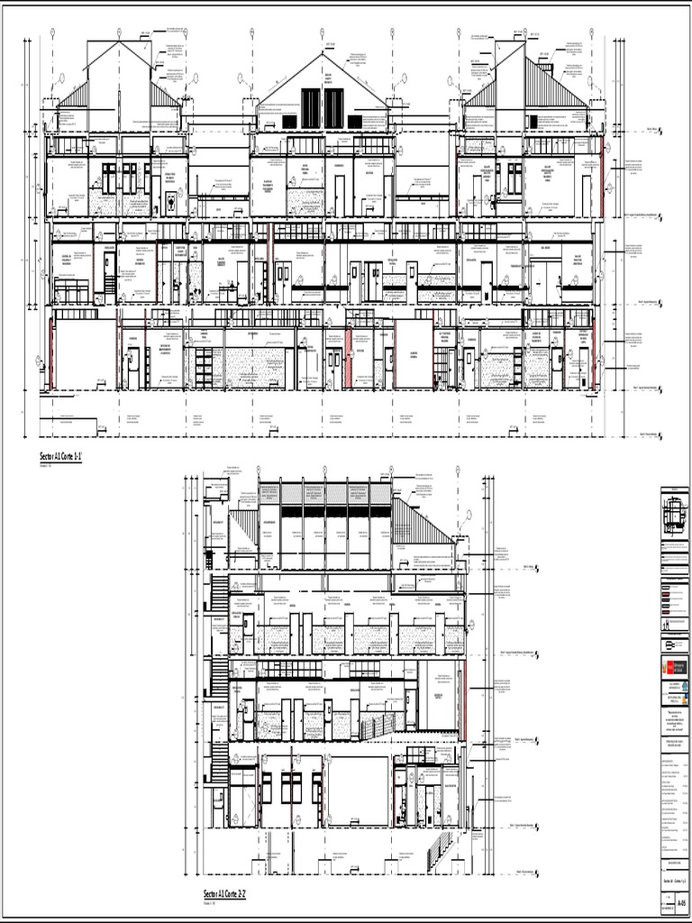 A-05 - Sector A1 - Cortes 1 y 2 | PDF | Aislamiento térmico ...